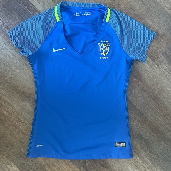 Nike | Tops | Nike Womens Brazil Soccer Jersey Size S | Poshmark